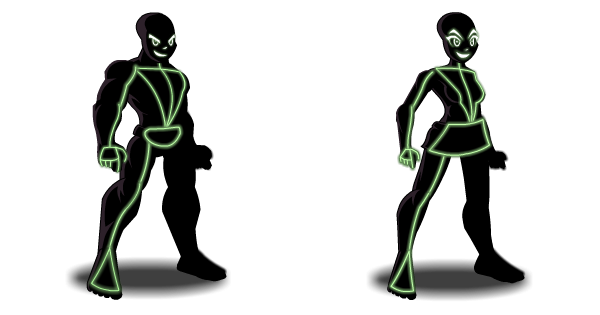 Prismatic Neon Shadow | Armor | RedHero