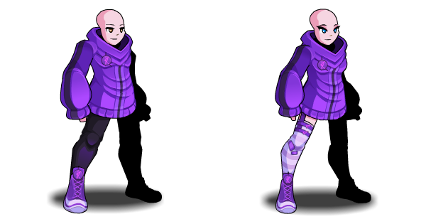 Violet Puffed Outfit | Armor | RedHero