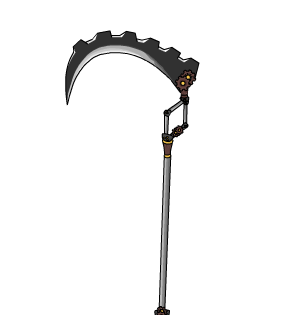 Trick Geared Scythe | (Weapon) Polearm | RedHero