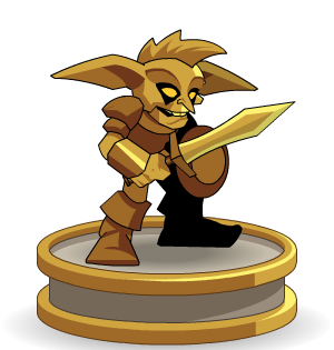 Gold Sneevil Statue | (House) Floor Item | RedHero