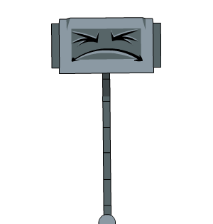 Grumpy Hammer | (Weapon) Mace | RedHero