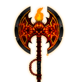 Burning Light Of Destruction | (Weapon) Axe | RedHero