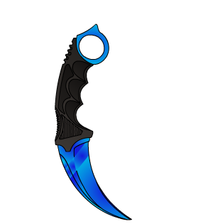Blue Karambit |RARE| | (Weapon) Sword | RedHero