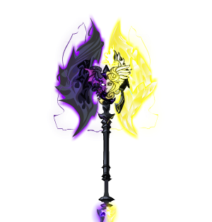 Light X Dark Legendary Axe (Rare) | (Weapon) Axe | RedHero